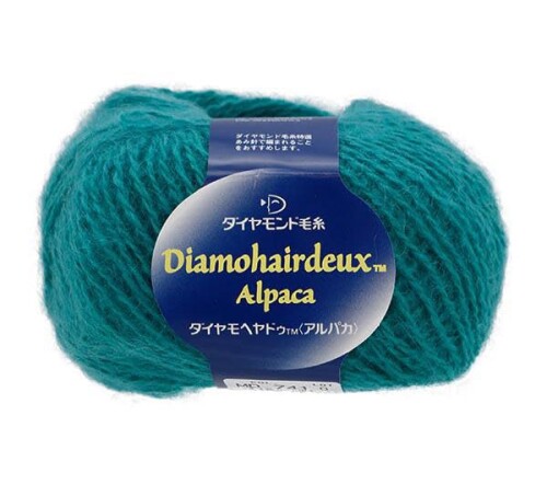 DIAMOND ダイヤモンド 秋冬毛糸 『ダイヤモヘヤドゥ(アルパカ) 741番色』 素材モヘヤ40%(キッドモヘヤ) アルパカ10%(ベビーアルパカ) アクリル50% 仕立:40g(約160m) 太さ:並太 使用針:棒針6〜7号、かぎ針5...