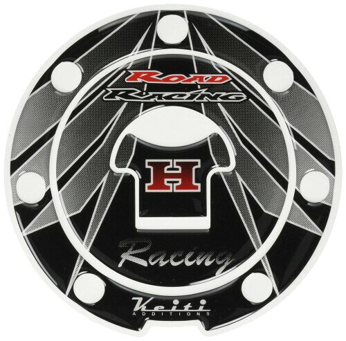 Keiti(ケイティ) フュエルキャップパッド HONDA/ウィング UVクリアコーディング仕上げ ブラック CB1300SF(SC40/SC54) VFR1200F CB1000SF CBR1000RR CBR1100XX VTR1000...