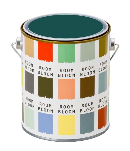 ニッペ(Nippe) 水性塗料(室内 壁用 内装 ペンキ) ROOMBLOOM Matte 1kg カラー:deep ocean(ブルー 青 緑がかった深い青) 日本製 4580535472542 水性ペンキ(室内塗料) 用途:室内部のビニ...