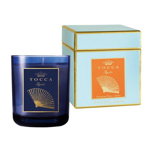 TOCCA クラシックキャンドル キョウトの香り 287g (ろうそく) (贈り物 女性 人気 お返し 歓迎会 送別会 誕生日 母の日 新生活 卒業 ホワイトデー かわいい 新生活 インテリア 海外 一人暮らし 大人) 世界の旅の目的地を想...