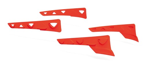 RUDY PROJECT(ルディプロジェクト) ロードバイク スポーツサングラス サイクリング 自転車 アウトドア セーリング ヨット ジョギング フィット感 シールド付属 エアグリップ テンプルパッド ライムオレンジ 0620-AC210...