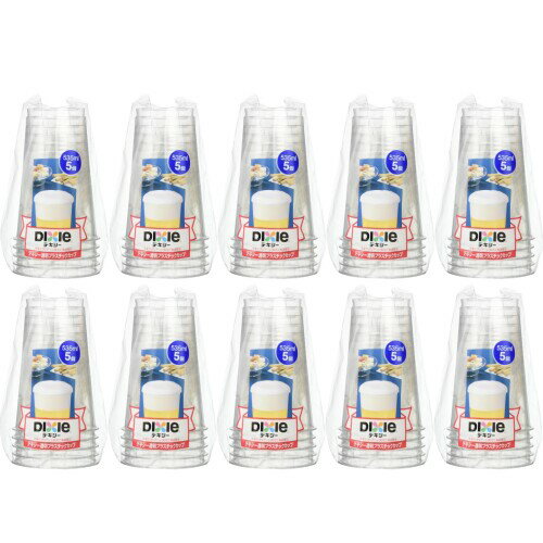 日本デキシー プラスチックカップ 535ml 透明 5個入×10 ガラスのような硬質プラスチック製 使い捨て クリアカップ 日本製 クリア—グラス KPC118PP 容量:約535ml 素材:飽和ポリエステル樹脂 生産国:日本 ■硬質プラス...