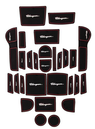 湾岸(ワンガン) ポケットラバーマット ラバット レッド VM/VA/GP/GJ RM030001 構成数: 28pcs 車内の異音、汚れ、傷を防ぐラバー素材のインテリアマット ラバー素材だから、クッション性もあり車内を汚れや傷から保護しま...