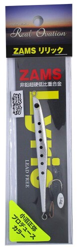 フジワラ(Fujiwara) ザムスリリック 14g #銀粉シラス 入数:1個入り 自重:14g アシストフック標準装備 小沼正弥氏ド定番の銀粉カラーシリーズ!キビナゴ ■カタクチ等細いシルエットや小さいシルエットのベイトを捕食しているとき...
