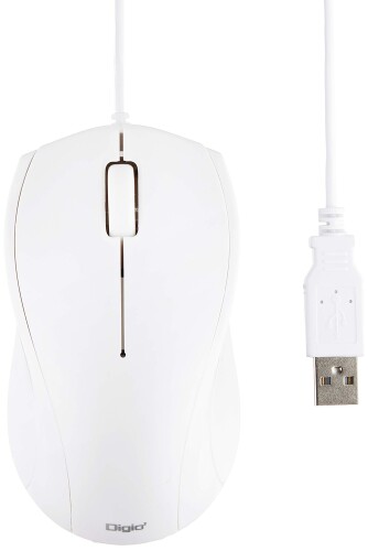 ナカバヤシ Digio2 静音 3ボタンマウス ホワイト Z0799 本体寸法: W60×D106×H38mm 重量: 約83g 対応OS: Windows 10/8.1/8/7/Vista/Mac OS X以降 対応機種: USBポートが...