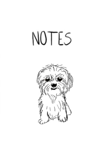 Notes: Notebook with drawings of Coton de Tulear 商品コード20081337367商品名Notes: Notebook with drawings of Coton de Tulear※他モー...