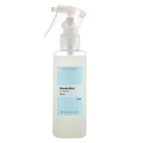 インセントアロマテラピー アロマスプレー ブレンド ヒノキミスト 150ml インセント 天然精油そのままの香り 香り:ヒノキミスト 内容量:150ml 商品名/アロマシャワー [アロマウォータージェルスプレー](消臭抗菌芳香スプレー) 内...