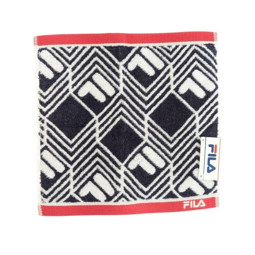 日繊商工 FILA フィラ サロット タオルチーフ ネイビー 約25×25cm FL591 サイズ:約25×25cm 素材:綿 原産国:中国 大好評＼FILA/タオル スポーツブランド「FILA(フィラ)」のロゴ入りタオルチーフ。スポーティ...