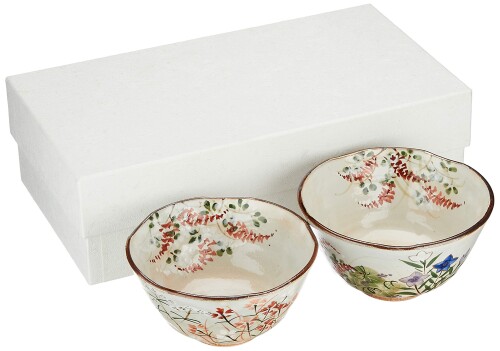 京焼 清水焼 飯碗 赤茶 12cm 俊山窯 組飯碗 京の秋 LSK387 サイズ:大-約直径12×高さ6.5cm、小-約直径11×高さ5.5cm 素材:陶器 生産国:日本 京焼 清水焼は京都を代表する伝統工芸品のひとつ。 清水寺への参道であ...