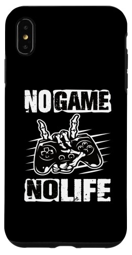 ノーゲーム・ノーライフ - ゲーマー格言集 ゲーミングゲーマー スマホケース iPhone XS Max 用 No Game No Life Motif with Gamer Gaming Sayings ゲーミングゲーマーデザイン。 この...