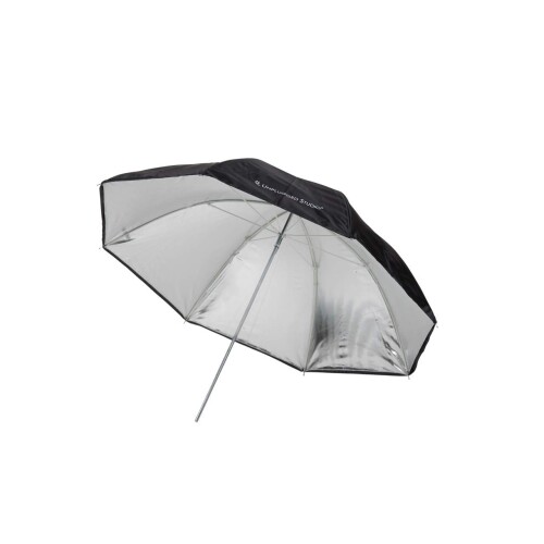 UNPLUGGED STUDIO 33インチ シルバーアンブレラ（グラスファイバー）UN-034 サイズ(照射面直径):33インチ(約84cm) 骨組みにグラスファイバーを採用しており、衝撃に強く、曲がりづらいのが特徴です。 鉄製の骨組みよ...