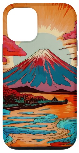 iPhone 15 Pro Fauvism - 富士山、富士山、富士山、富士山。 スマホケース Favuist Mt. 富士-日本の文化、富士山、富士山、富士山 日本の文化が好きな方や 山のイメージを楽しんでいる方へのプレゼントに最適です。...
