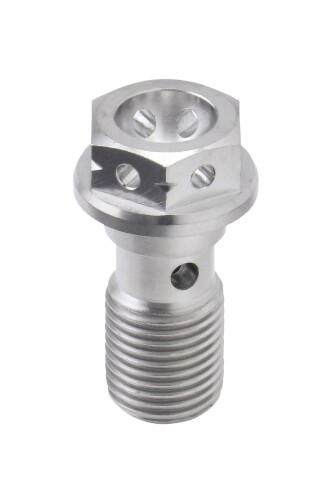 ジータレーシング(ZETA RACING) チタン バンジョーボルト M10 P=1.0 ロング/L20.5 Z-WHEEL/EARL'S/ブレンボ等 ダートフリーク DIRTFREAK D6874(旧品番:ZT15-1000) D6874...