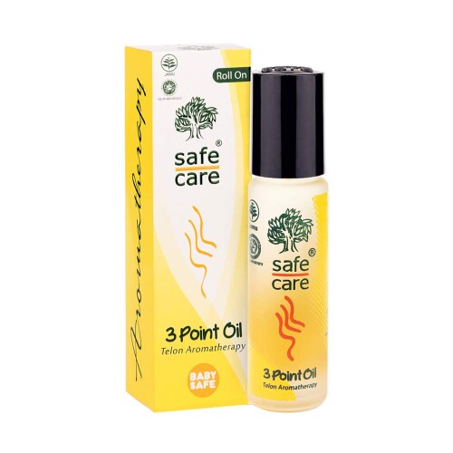 SAFE CARE(セーフケア) 3ポイントオイル ロールオン 10mL 10ミリリットル (x 1) 赤ちゃんも使える天然由来成分100%の保湿&保護オイル ホホバオイルやオリーブオイルが乾燥したお肌にうるおいを与え、フェンネルやカユプテ...