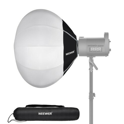 NEEWER 20"/50cm ランタンソフトボックス クイックリリース 360°ライトディフューザー Bowensマウントソフトボックス 軽量ナイロン合金製 RGB CB60 CB60B CB200B MS60B MS60C MS150B...