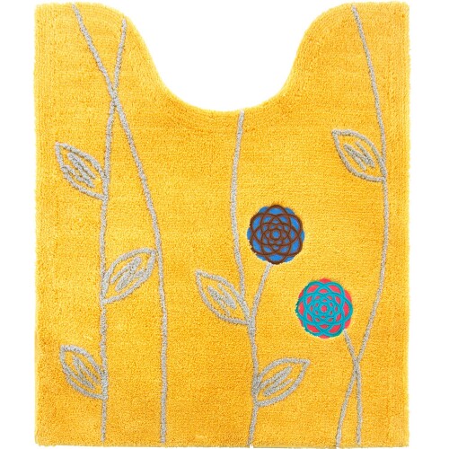 オカ トイレマット エトフ トォワ 約75×65cm イエロー 本体サイズ:約75×65×1.5cm 素材・材質:アクリル90%、綿10% 原産国:中国 裏面すべり止め加工 ※お洗濯の際は洗濯ネットをご使用ください ■人気の「エトフ」より少...