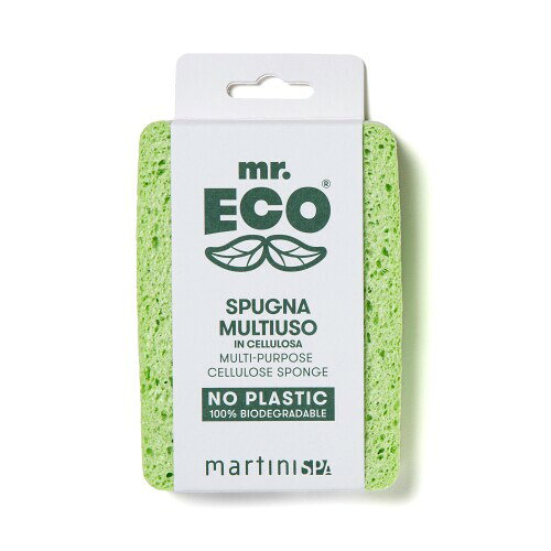 mr.ECO セルロース スポンジ キッチン 吸水性があり乾くのも早い 自然素材 イタリアMartini S.P.A.社のmr.ECOシリーズのスポンジです。 天然植物繊維を原料とするセルロース製です。セルロース製のスポンジは、吸水力が抜群...