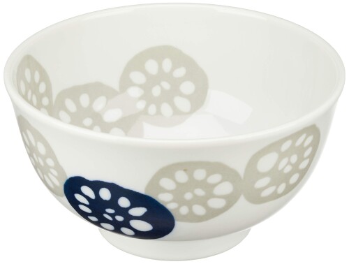 美濃焼 軽量 丼ぶり 皿 食器 れんこん柄 青 ブルー 直径16.5×高さ8.6cm 電子レンジ 食洗機対応 日本製 134440 サイズ:約直径16.5×高さ8.6cm 素材:磁器 生産国:日本 美濃焼の和食器 業務用、プロユースにもお薦...
