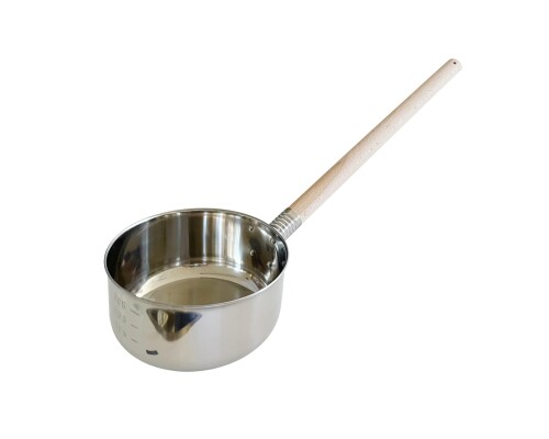 ハニーコック(Honey Cook) アークランズ 18-8ステンレス 水杓子 目盛付 14cm PR2646 用途:汁物の取り分けなど調理用柄杓として サイズ:14cm 仕様:目盛付き 仕様:吊り下げ収納可能 仕様:ステンレス製 汁物の取...