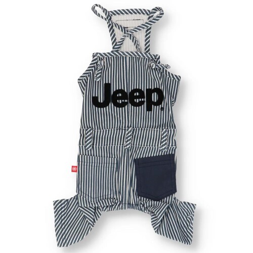 スリーアローズ ペットウェア JEEPオーバーオール ヒッコリー 3号 ヒッコリー 【唯一無二の本格SUV Jeep公式ライセンス】カジュアルでおしゃれなJeepのオーバーオール。アメリカンヴィンテージを彷彿とさせるフロッキープリントを採用...