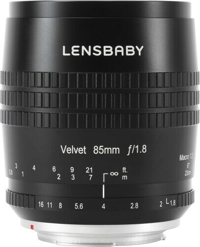 Lensbaby ソフトレンズ Velvet 85 85mm F1.8 キヤノン EF用 フルサイズ対応 マクロ撮影も可能なクラシックポートレートレンズ 絞り開放付近では芯があり、繊細ながらもソフトでドリーミーなイメージ 絞り込めば銀塩フィ...