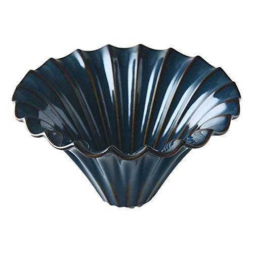 やまに ドリッパー ブルー 13.6 北欧カラー 42190756 サイズ:幅/約13.6 x 13.6cm 高さ/約7cm(商品ごとに誤差があります) 素材:陶磁器・日本製/美濃焼 家庭用食洗機使用:対応 じゃばらのような独自の波型形状に...