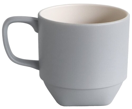 トラディションアコースティック TRIBECA PLAWARE スタッキング マグカップ グレー 320ml スタッキングできるマグカップは軽量で割れにくく、持ち運びや収納にも便利です。 [ファイ]84 x h81, 100g / 320m...