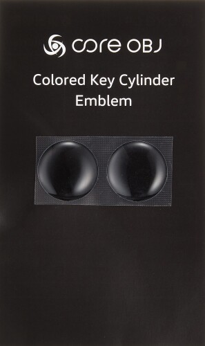 core OBJ Colored Key Cylinder Emblem Volkswagen Golf8 キーシリンダーエンブレム ブラック CO-CKE-01B ドアハンドルのキーシリンダーにボディ同系色のエンブレムを貼ることで一体感を...