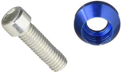 RinParts(リンパーツ)ズーマー用 M8飾りボルト ブルー 1112196B ・ボルト:M8・ボルト長:32mm・ネジ露出部:25mm・キャップ外径:20mm・高さ:9mm シートフレームなどの取り付けに使える飾りボルトです。 商品コ...