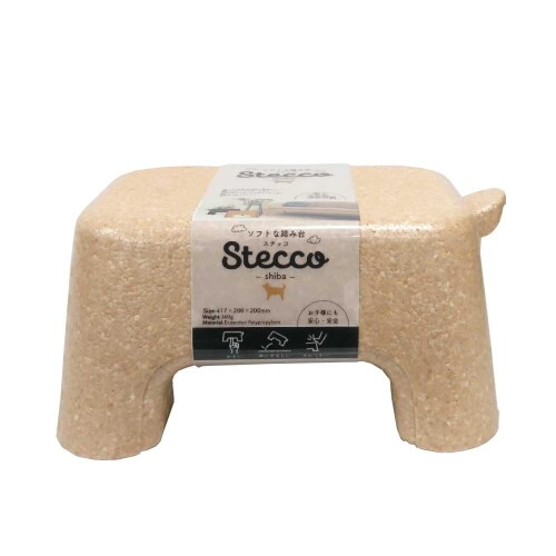 踏み台 柴犬 ソフト 持ち運び 軽量 子供 ブラウン 25900002 Stecco サイズ(約):幅41.7×奥行28×高さ20cm 重量:約0.47kg 素材・材質:発泡ポリプロピレン 原産国:日本 耐荷重:約100kg 本体重量約47...