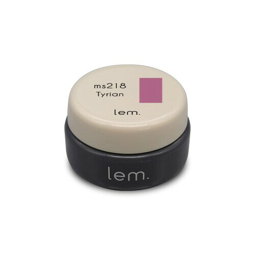 lem.(レム) チリアン LM-ms218 カラージェル 男女両用 日本産 商品紹介 伸びが良く塗り心地の良いお洒落カラージェル。lem.のカラージェルに新色30色がプラスされます。春夏らしいくすみパステルや発色の良いマットカラーが追加さ...