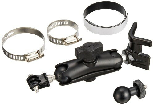 REC-MOUNTS GoPro HERO3 HERO2 HD-HERO GoPro3 (ゴープロ)用 バーマウント BBセット(17[ファイ]-64[ファイ]) Bar Mount ロールバーなどに最適 ゴープロ締める際には専用工具やプラ...
