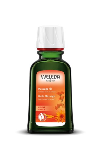 WELEDA(ヴェレダ) アルニカ マッサージオイル 50mL スポーツ ボディマッサージ用オイル 持ち運び トライアル ミニサイズ 天然ハーブのクリアな香り 天然由来成分 オーガニック 全成分 : ヒマワリ種子油、オリーブ油、香料、アルニ...