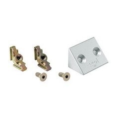 スガツネ工業 ASジョイント先入6ミリ2本溝用(120-040-488) PJ60W30 幅(mm):50 長さ(mm):41 適用溝幅(mm):6 かみ合わせ幅(mm):1.0~3.0 ねじ寸法:M6×15 先入れタイプ ジョイントカバー...
