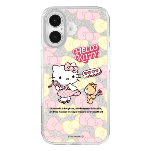グルマンディーズ サンリオキャラクターズ Camera Frame iPhone 16 対応 ケース ハローキティ SANG-562KT 裏面を覆うiPhone16対応プロテクトジャケットです。 背面・側面全体にTPU素材(熱可塑性ポリウレ...