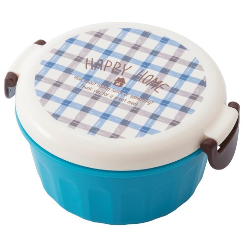 ナカノ フルーツボックス お弁当箱 ハッピーホーム 300ml ブルー 汚れが付きにくい 汁漏れしにくい 本体サイズ:約幅12.5×奥行11×高さ6.5cm 容量:約300ml 素材:ポリプロピレン・AS樹脂・シリコンゴム カラー:ブルー、...