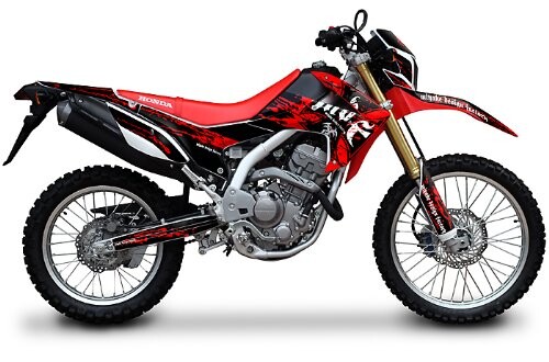 エムディーエフ(MDF) グラフィックキット フロントフェンダーセット ブラッディーモデル レッド CRF250L(12-) MCRF-C-RD-FF 専用グラフィック フロントフェンダーセット 適合車種:CRF250L(12-) ブラッデ...