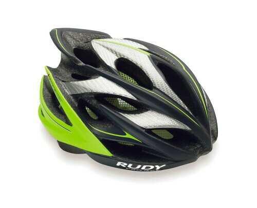 RUDY PROJECT(ルディプロジェクト) ヘルメット WINDMAX ウィンドマックス グラ/ライム 0752-HL522402 L (頭囲 59cm~61cm) グラファイト / ライム フルオ (マット) 重量 L(250グラム)...