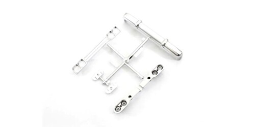 京商 グリル&バンパー (サテンクローム/マッドワゴン VE) RCモデル用パーツ KBB001-01SC マッドワゴン用メッキボディパーツセット。質感を高めてリアルな雰囲気を演出する。別売LEDユニットを装着可能。 マッドワゴン用メッキボ...