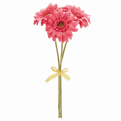 東京堂 造花 MAGIQ ソレイユガーベラバンドル ホットピンク 花径7×L27cm 3本入 FM002832-052 花径7×L27cm 主な素材:ポリエステル 原産国:中華人民共和国 アーティフィシャルフラワー 造花 フラワー(アーティ...