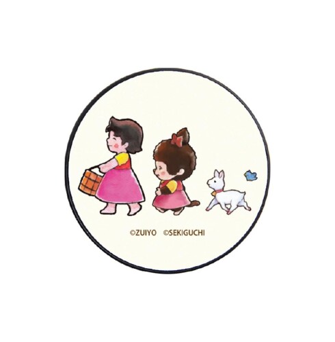(グランサンク) スマホグリップ キャラクター 可愛い ハイジ×モンチッチ POCOPOCO ホールド グリップ 落下防止 厚さ約8mmの薄型設計で、日々の使用の邪魔になりません! 背面が曲面のものや、指紋防止加工が施されている 　スマート...