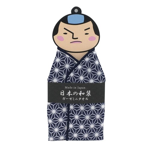 アルタ 日本の和装 ガーゼミニタオル 侍 サイズ：約W20 D20 AR0528016 サイズ:約幅20×奥行20cm 本体重量:約2g 素材・材質:綿100%(表/ガーゼ素材、裏/タオル素材) 生産国:日本 ガーゼが優しいふんわりミニタオ...