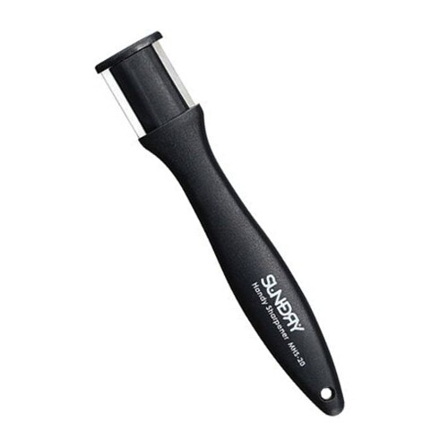 サンドリー(SUNDRY) ハンディ刃物シャープナ 全長123mm タングステンカーバイド・セラミック砥石 小型 軽量 MHS-20 サイズ:長さ123×幅21×厚さ11mm 重量:約15g 砥石材質:タングステンカーバイト・ セラミック ...