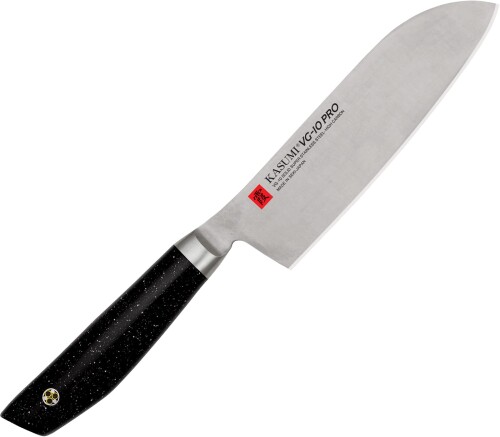 スミカマ 霞 KASUMI VG-10PRO 小三徳包丁 13cm V金10号 本刃付け 日本製 岐阜県関市 52013 サイズ(約):全長25cm、刃渡り13cm 本体重量(約):108g 素材・材質:V金10号、柄部/人工大理石 生産国...