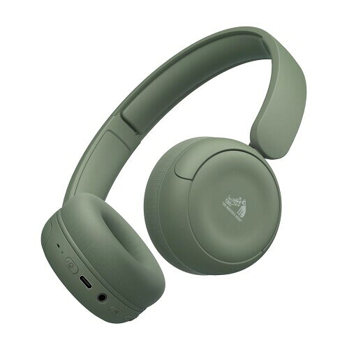 JVCケンウッド Victor HA-S60W-G ワイヤレスヘッドホン Bluetooth Ver.5.4 マイク付き マルチポイント 50時間再生 2WAY 有線 無線 軽量 コンパクト カーキ ?【ファッションとコーディネートしやすい...