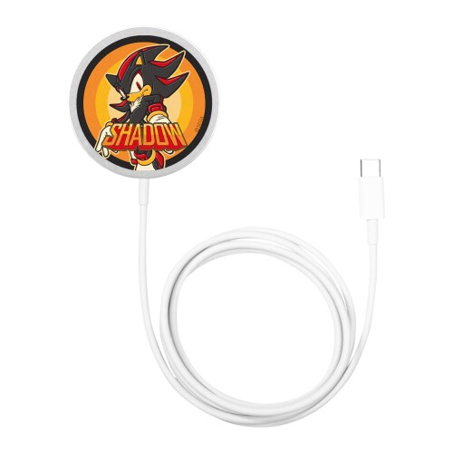 グルマンディーズ ソニック・ザ・ヘッジホッグ MagSafe 対応 ワイヤレスチャージャー シャドウ SS-08B MagSafe対応の急速充電対応ワイヤレスチャージャーです。 磁力でピタッと装着できるので、最大15Wのワイヤレス充電が素早...