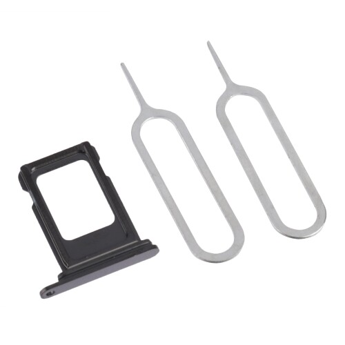 iPhone 14Pro 専用 SIM トレイ 防水シリコンリング付き スペースブラック Tray-14Pro-SpaceBlack 対応機種:iPhone 14Pro,14ProMax かぎりなく純正に近いカラーリング 互換品の為、生産ロ...