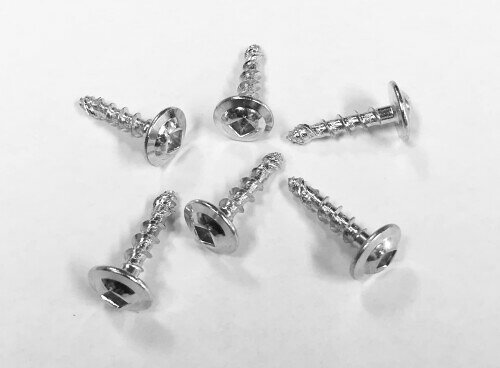 APアルファー（アクリル板用ビス／ユニクロ）3.8×18mm 特殊刃が削りカスを強力に排出し、アクリ・プラの割れや亀裂を防止。 ビス自身が下穴を開けながら進入し、予め下穴を開ける工程を省力。 効率的にトルクを伝達できる四角穴を採用。 #2ス...