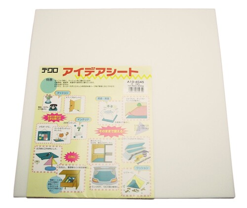イノアック デクロ アイデアシート 10X450X450mm 1枚入 白 A10-4545 サイズ:厚さ10mmX450mmX450mm 色:白 種別:シートタイプ 商品紹介 【特徴】 ■ソフトで軽く、クッション性に優れています。 ■耐熱性...