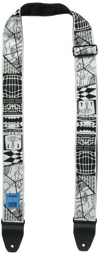(JIM DUNLOP) ジム ダンロップ ILD07 ILOVEDUST Strap Electronic Tears ストラップ エレクトロニックティアーズ 英国のアーティスト集団ilovedustとのコラボレーション 高品質なジャカー...